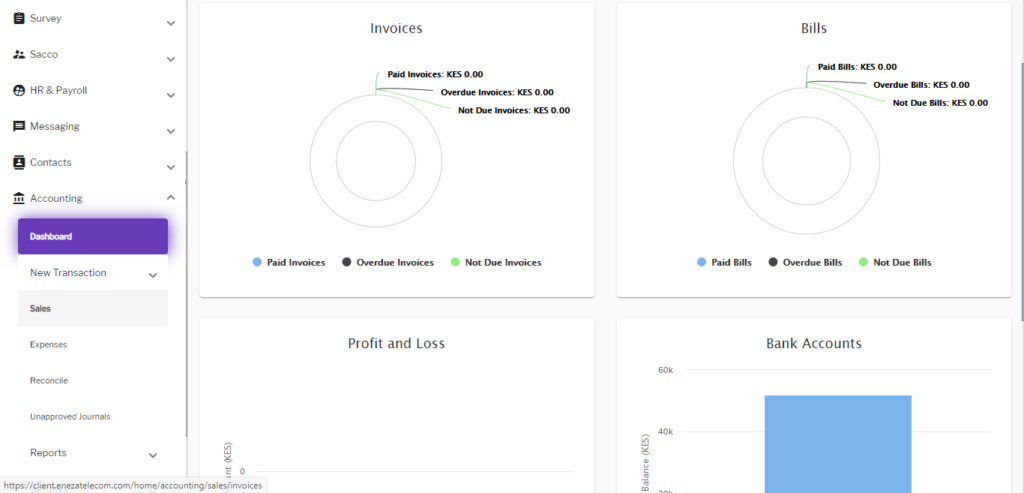 Dashboard | Eneza Telecom